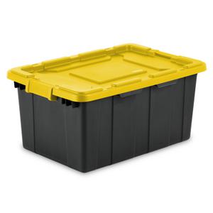 Sterilite 1464 - 15 Gal. Industrial Tote Yellow Lily 14649Y06